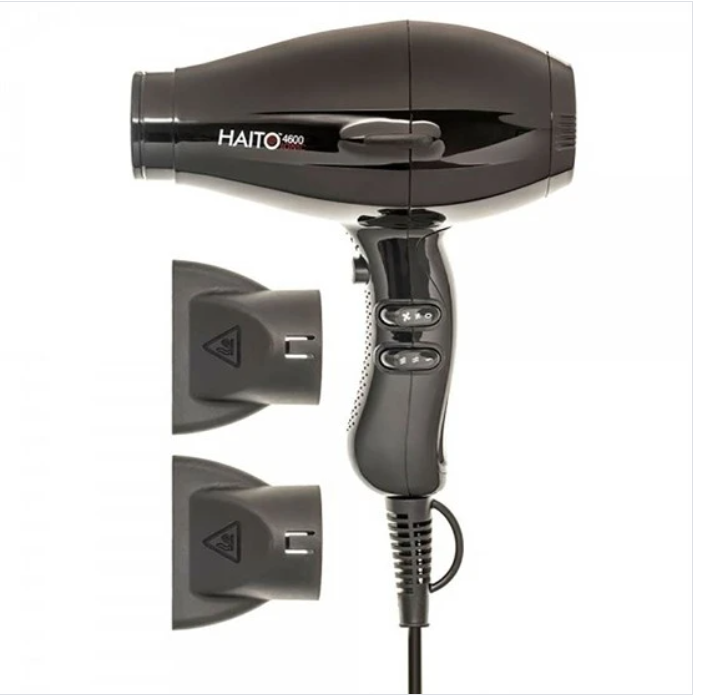 Haito 4600 Ionic Dryer - Black – Kenisha.co.uk